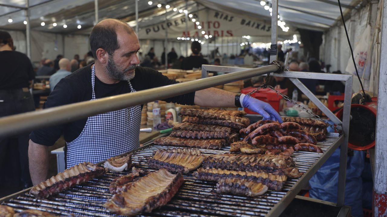 San Martiño, sin caballos pero con fiesta