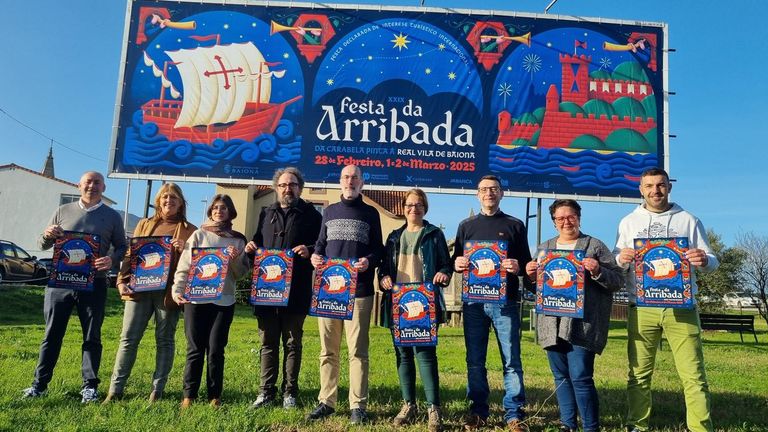 Baiona presenta la imagen de la XIX Fiesta de la Arribada