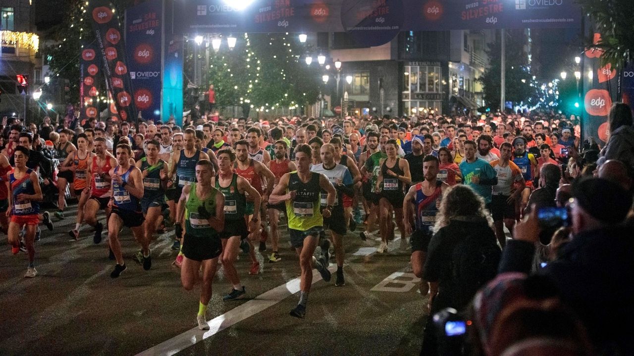 Alejandro Onís y Mariam Benkert repiten en la San Silvestre de Oviedo