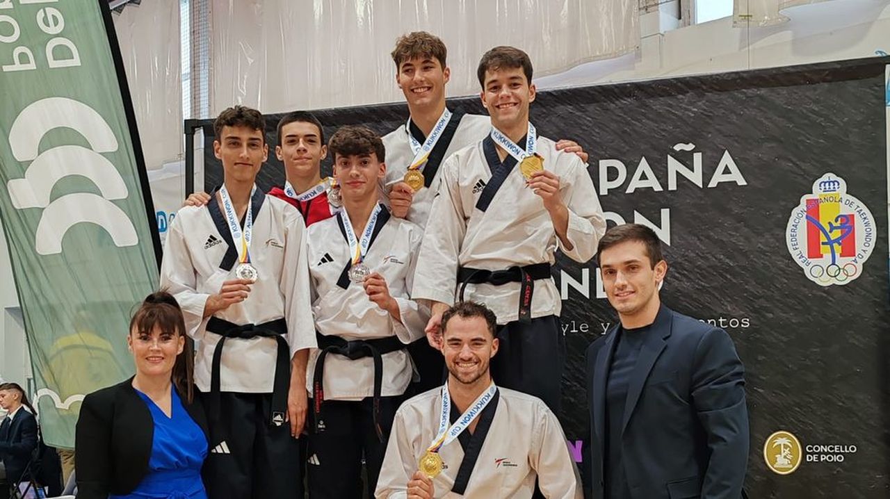 El Neka logra 14 medallas en Poio en la copa Kukkiwon