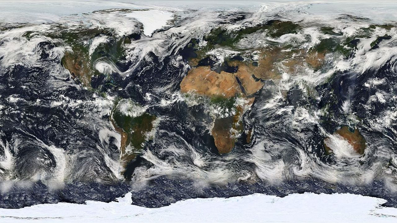 El hemisferio sur es más tormentoso que el norte
