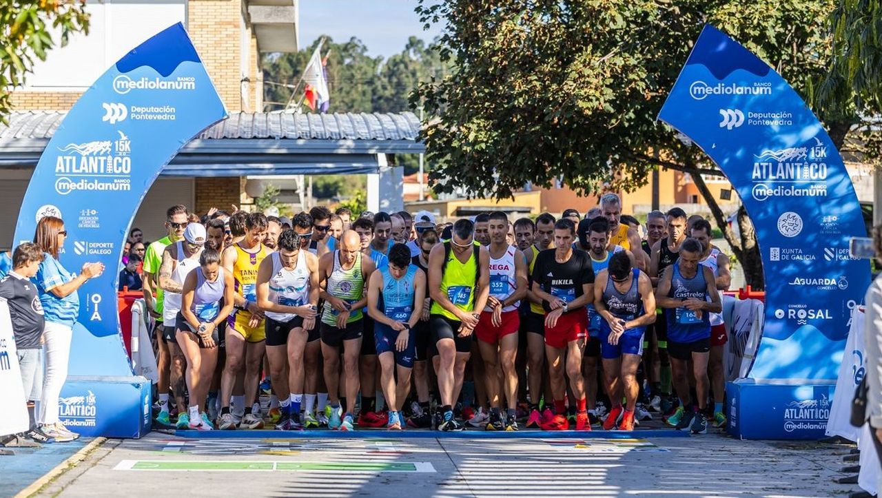 Carlos Porto y Eva Piñel ganan con autoridad los 15K del Atlántico